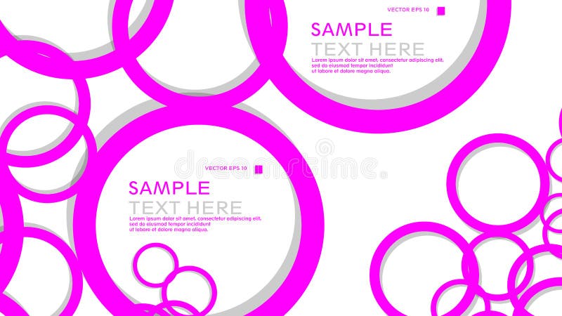 Simple Circles Background .vector Graphic Design on Eps 10 Stock Vector ...
