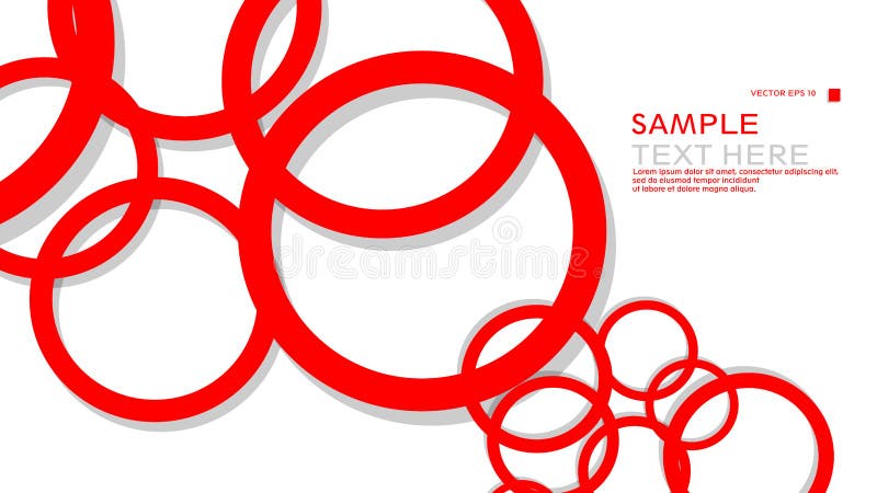 Simple Circles Background .vector Graphic Design on Eps 10 Stock Vector ...