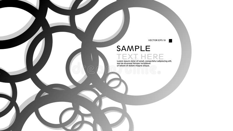 Simple Circles Background stock vector. Illustration of vector - 133387514