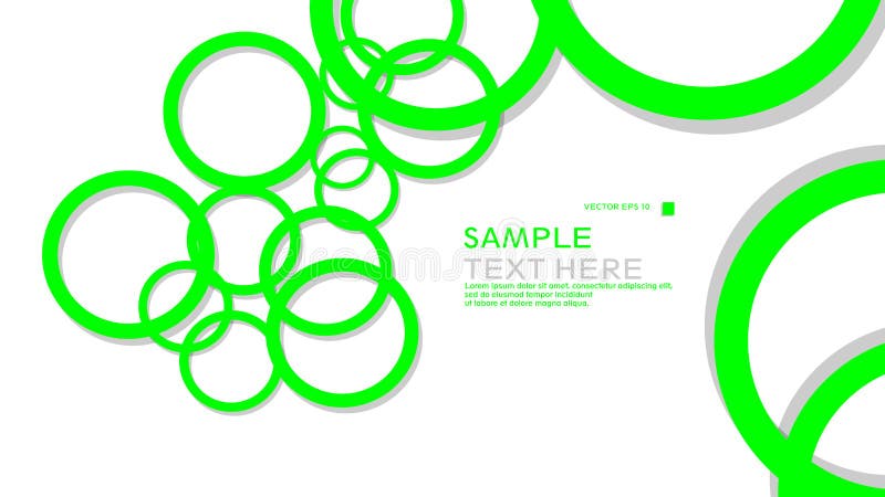 Simple Circles Background .vector Graphic Design on Eps 10 Stock Vector ...