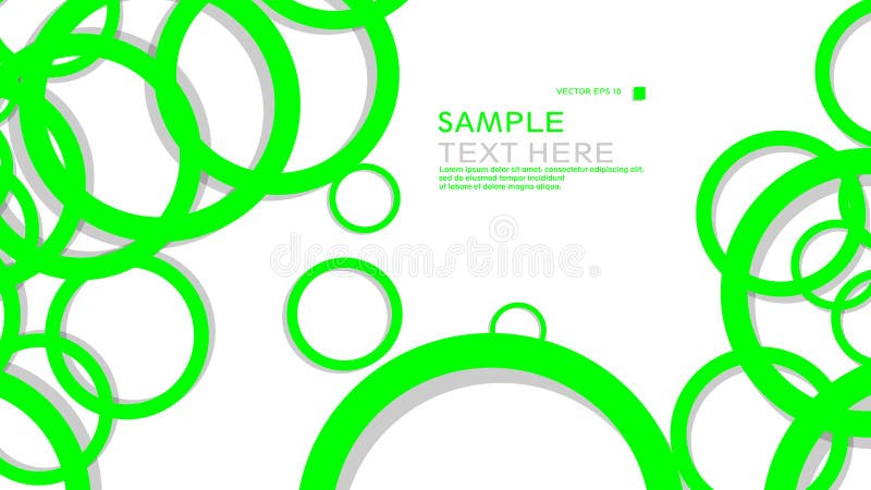 Simple Circles Background .vector Graphic Design on Eps 10 Stock Vector ...