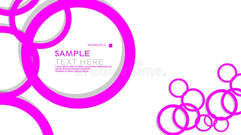 Simple Circles Background .vector Graphic Design on Eps 10 Stock Vector ...