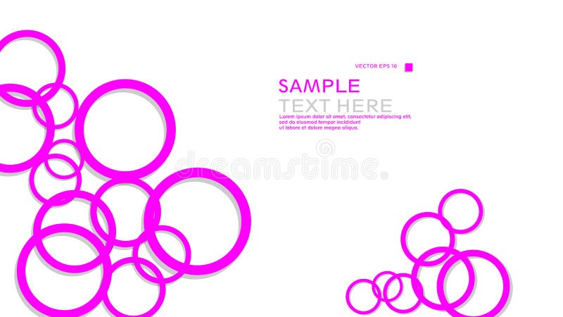 Simple Circles Background .vector Graphic Design on Eps 10 Stock Vector ...