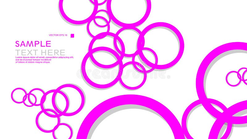 Simple Circles Background .vector Graphic Design on Eps 10 Stock Vector ...