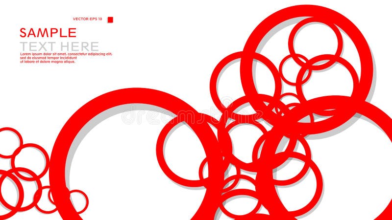 Simple Circles Background .vector Graphic Design on Eps 10 Stock Vector ...