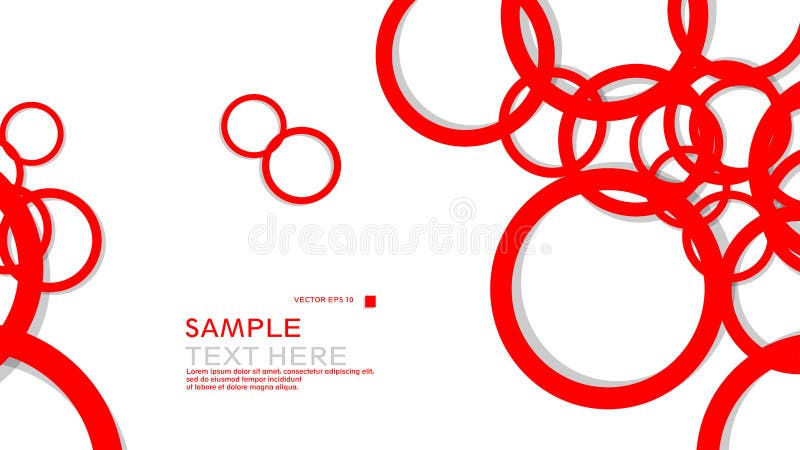 Simple Circles Background .vector Graphic Design on Eps 10 Stock Vector ...