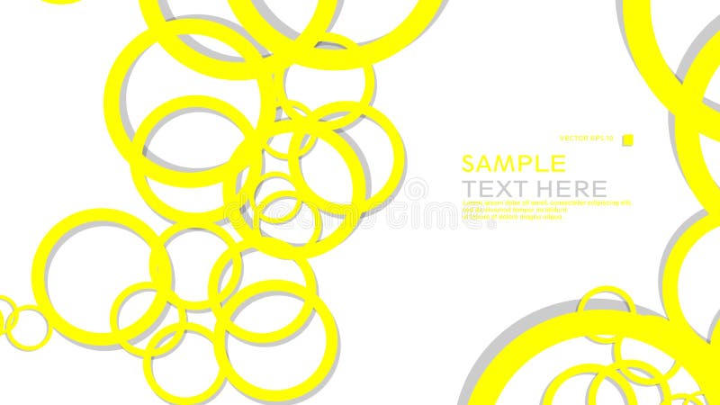 Simple Circles Background .vector Graphic Design on Eps 10 Stock Vector ...