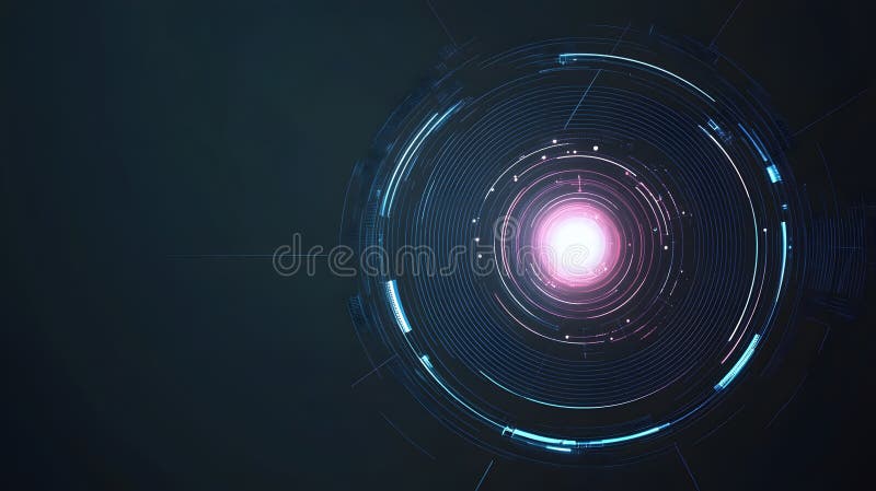 Simple Circular Glowing Radar Design Stock Photos - Free & Royalty-Free ...
