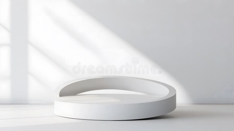 A Simple Circular Platform Perfect for Showcasing Products with a Clear ...