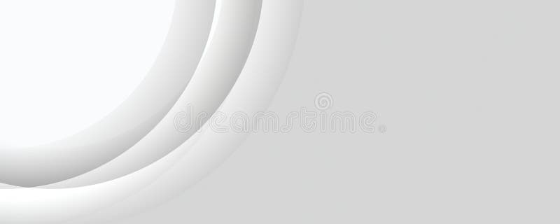 Simple Rounded White Banner Background Stock Illustration ...