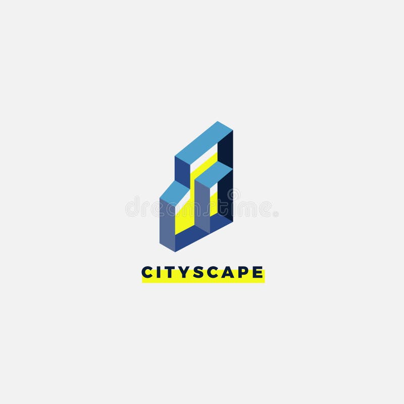 Simple City Architect Urban Property Logo Design Template Stock ...