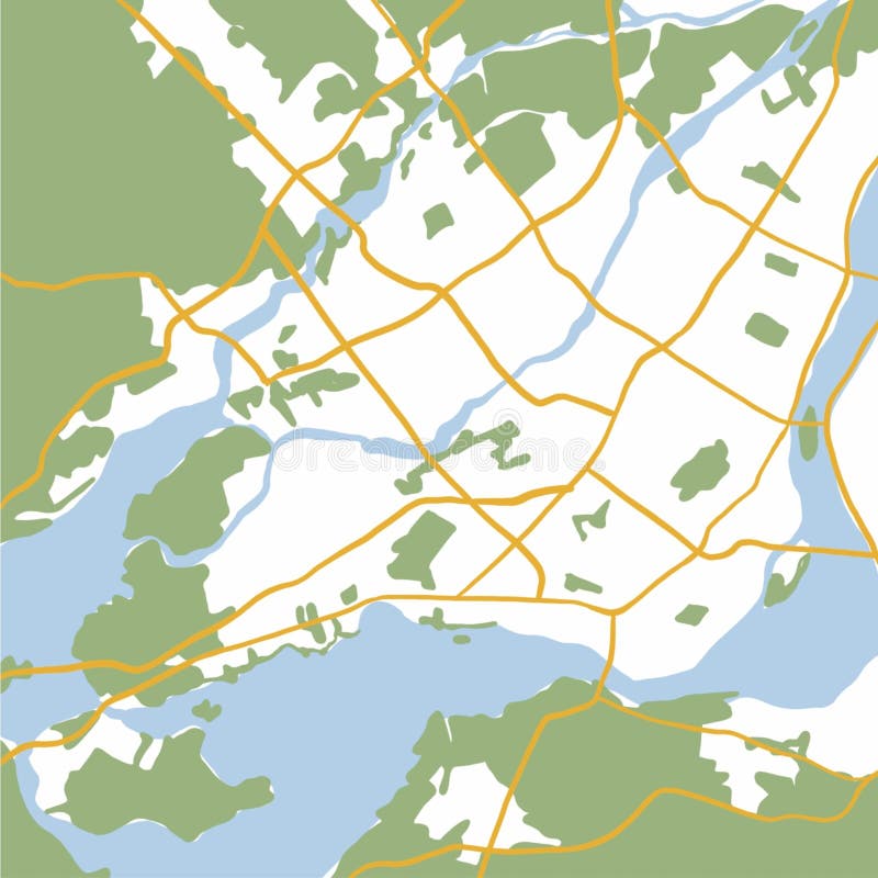 Map City Montreal Canada Stock Illustrations – 474 Map City Montreal ...
