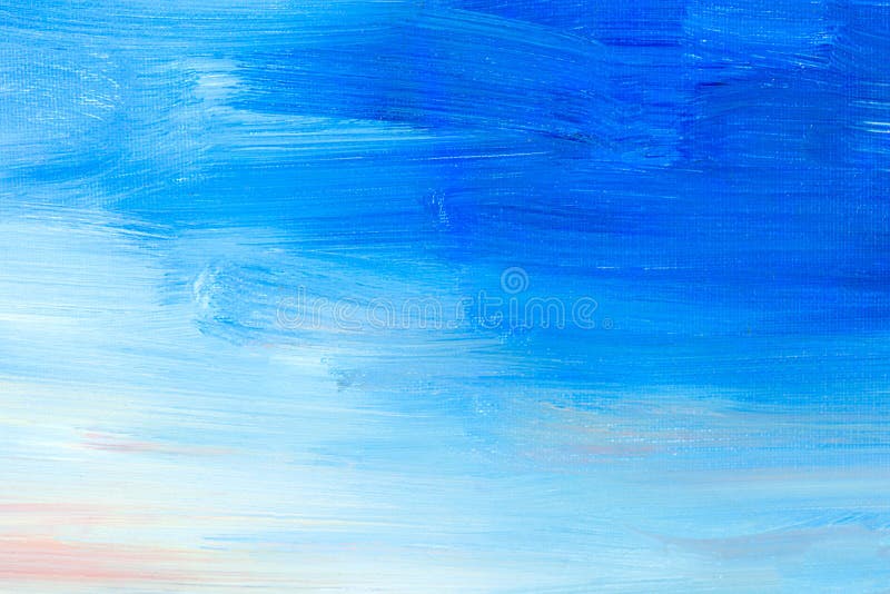 Simple and Classic Painting Background in Blue Color. Stock Photo ...