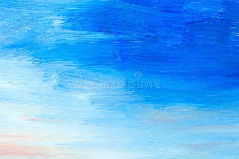 Simple and Classic Painting Background in Blue Color. Stock Photo ...