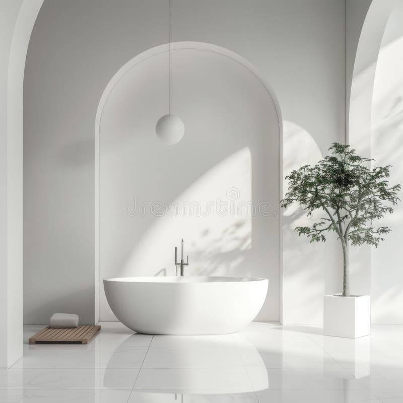 Simple, Clean Background in a Minimalist Modern Style. Stock ...