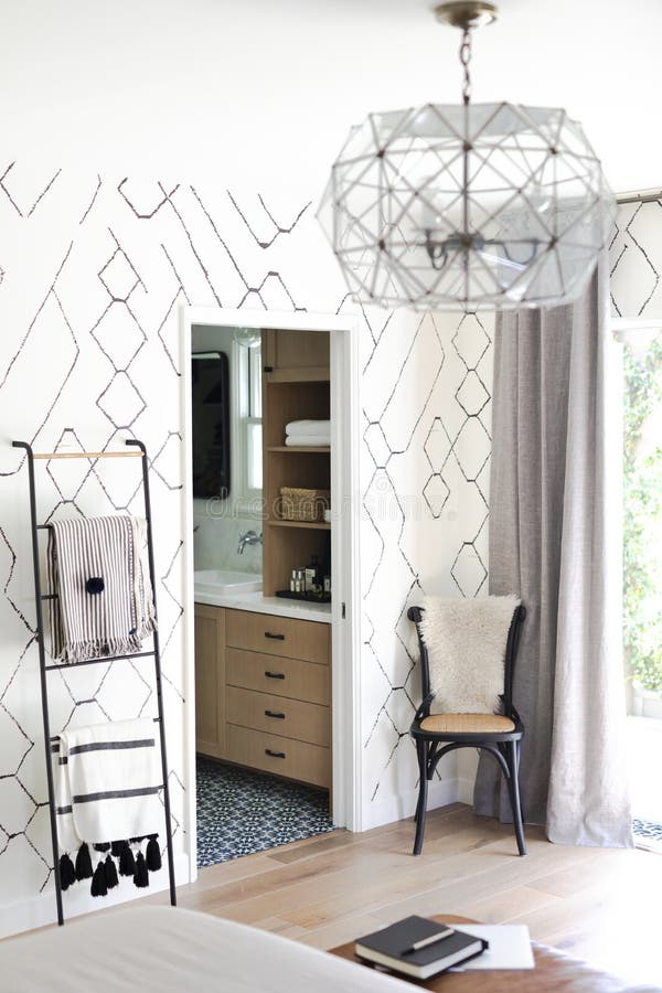 Simple and Clean Bathroom Interior Stock Photo - Image of indoors ...