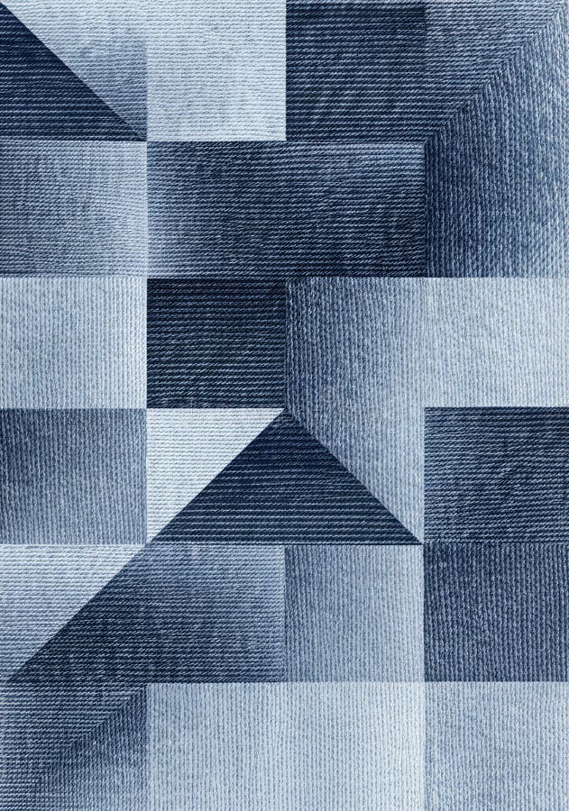 Minimalist Abstract Cube Structure Design Stock Illustration ...