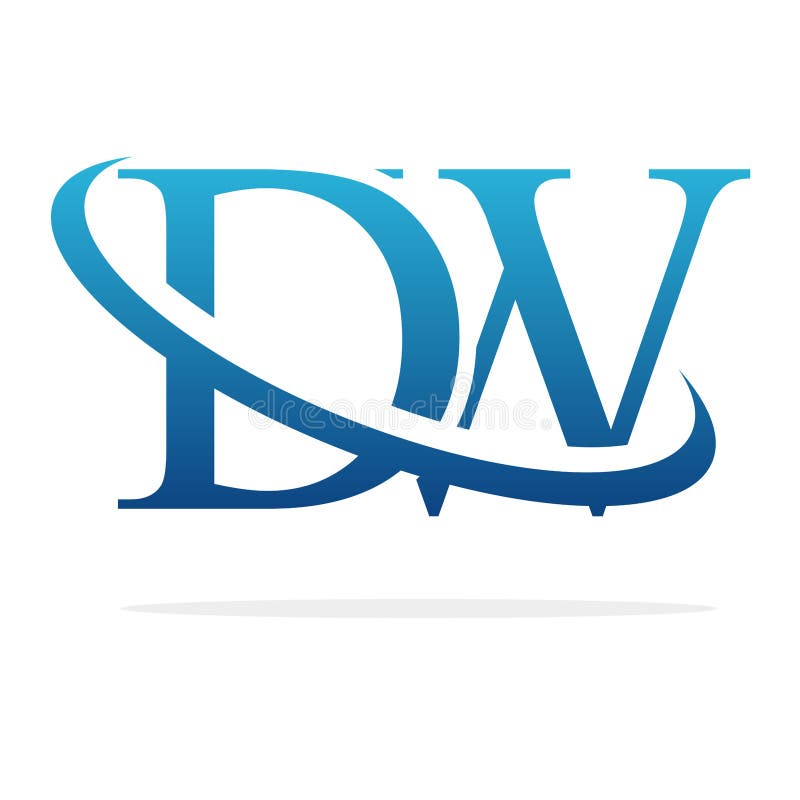 Creative DW Logo Icon Design Stock Vector - Illustration of icon ...
