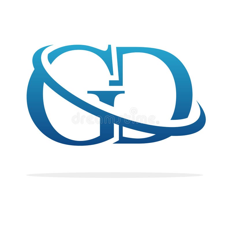 Creative GD Logo Icon Design Stock Vector - Illustration of business ...