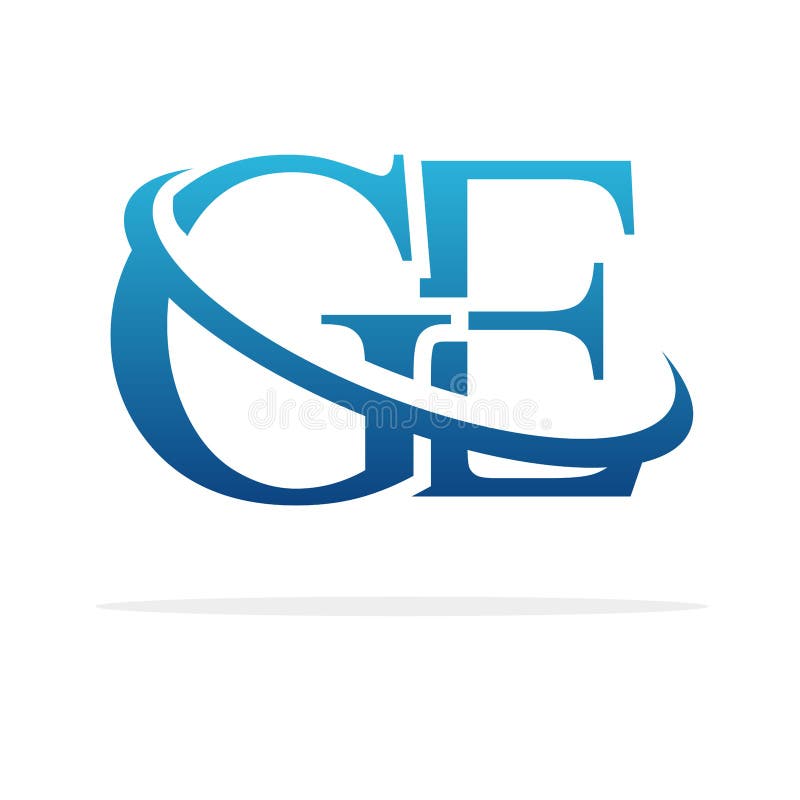 Creative GE Logo Icon Design Stock Vector - Illustration of concept ...