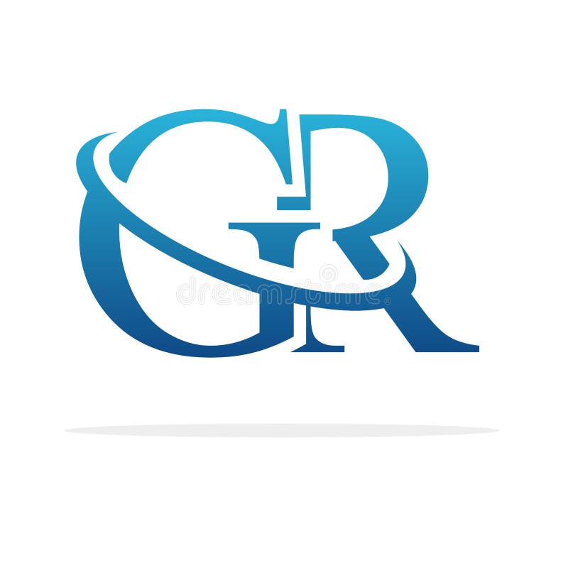 Creative GR Logo Icon Design Stock Vector - Illustration of alphabet ...