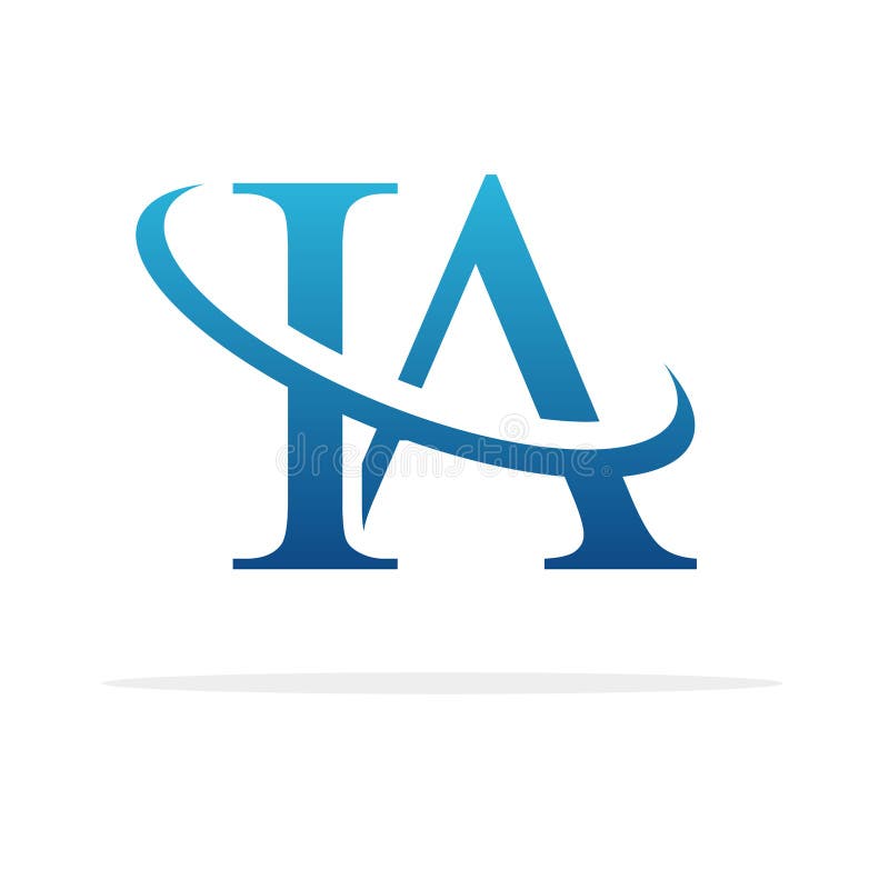 Creative IA Logo Icon Design Stock Vector - Illustration of design ...