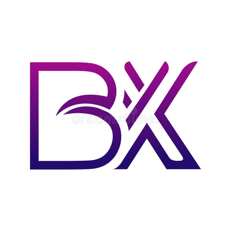 Creative BX Logo Icon Design Stock Vector - Illustration of alphabet ...