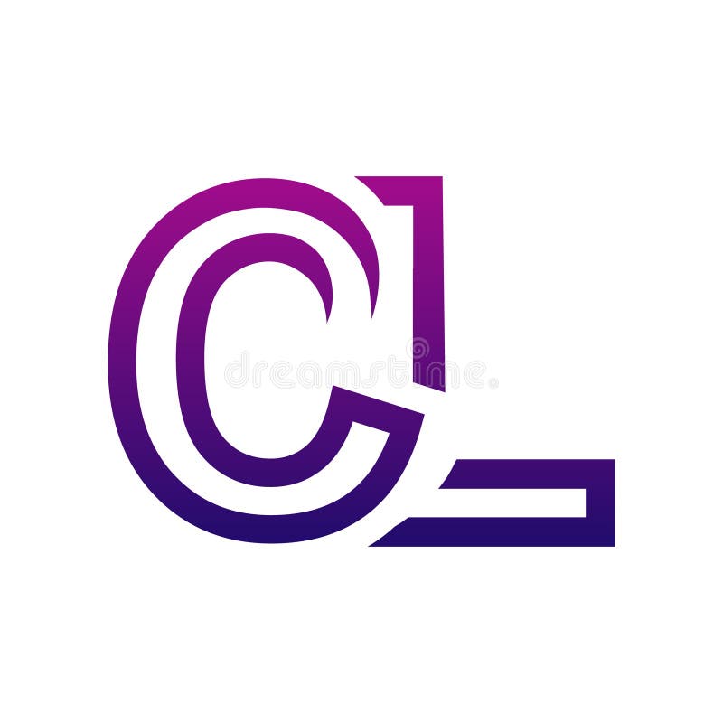 Creative CL Logo Icon Design Stock Vector - Illustration of crisp ...