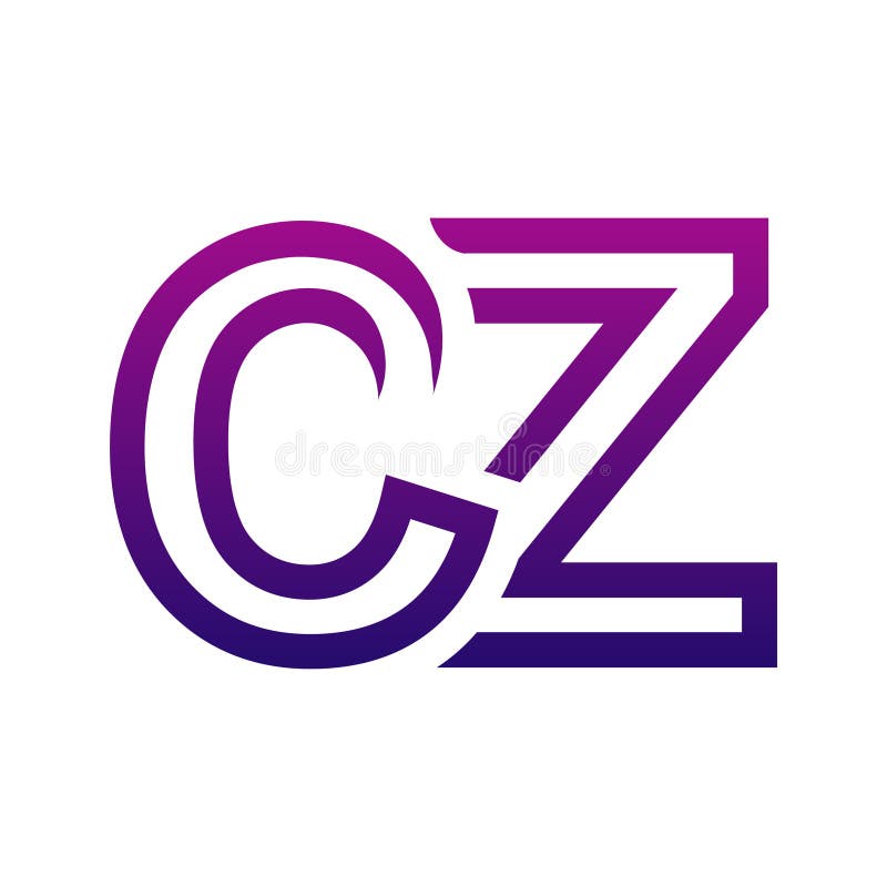 Creative CZ Logo Icon Design Stock Vector - Illustration of idea ...