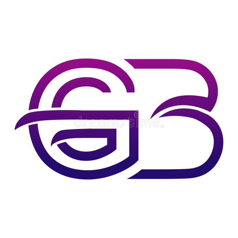 Creative GB Logo Icon Design Stock Vector - Illustration of concept ...