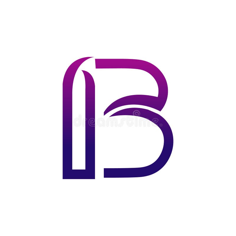 Creative IB Logo Icon Design Stock Vector - Illustration of white, edge ...