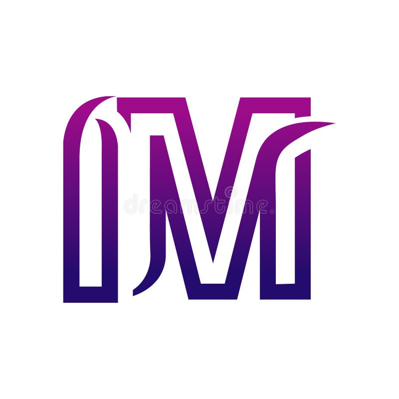 Creative IM Logo Icon Design Stock Vector - Illustration of crisp ...