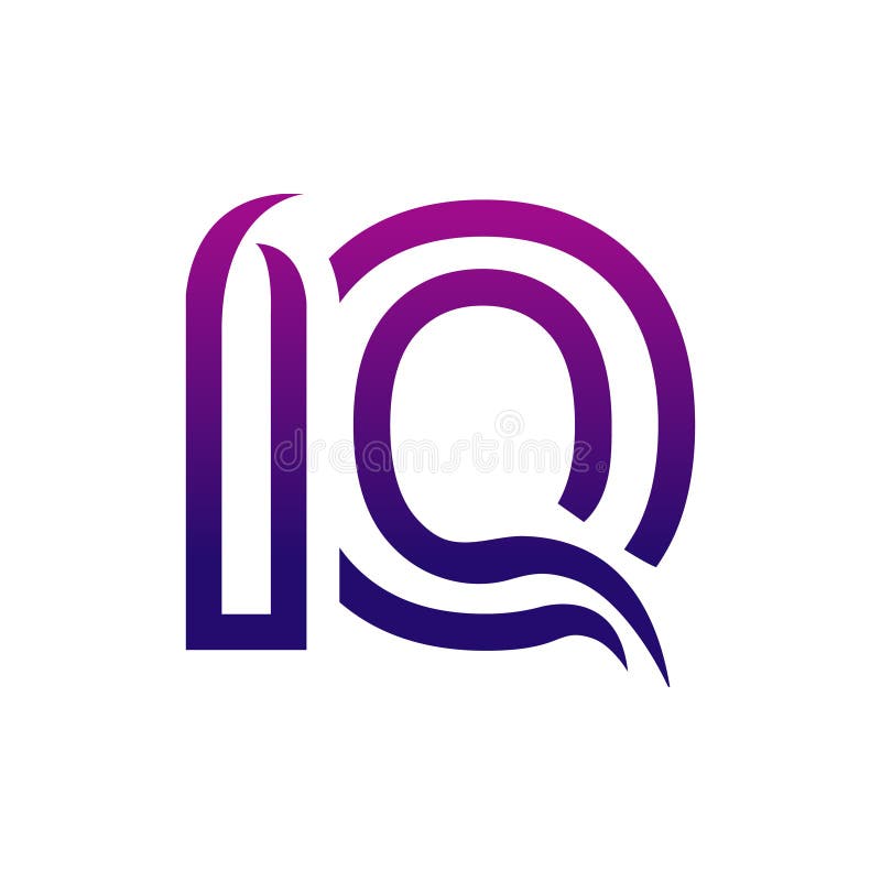Creative IQ Logo Icon Design Stock Vector - Illustration of creative ...