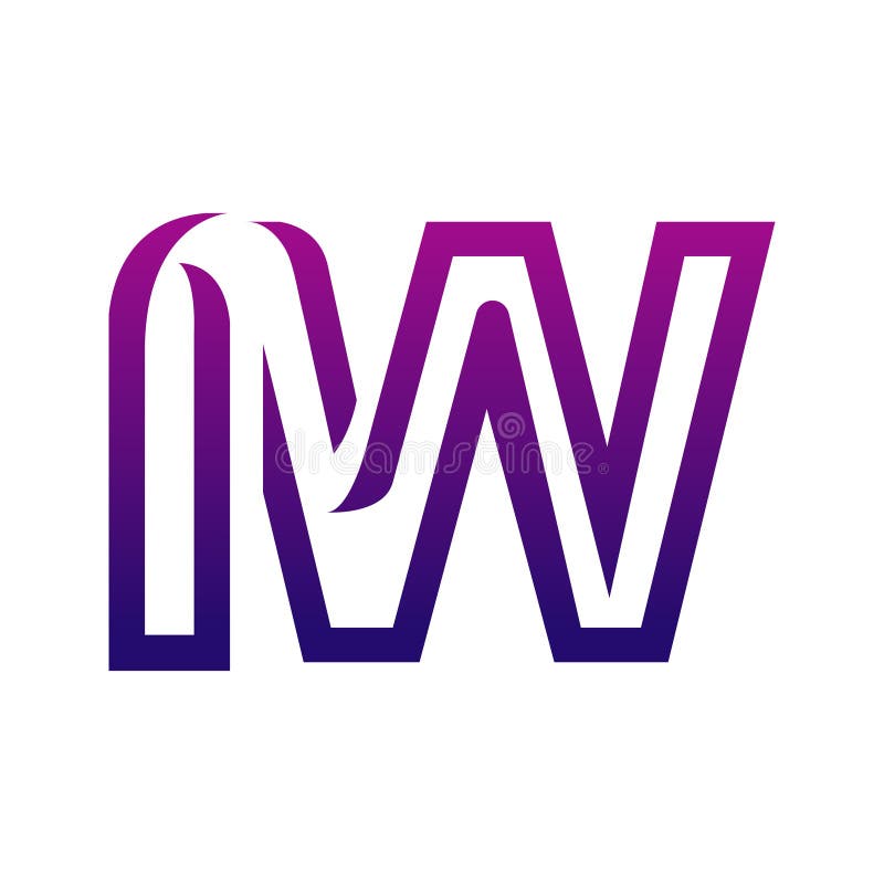 Creative IW Logo Icon Design Stock Vector - Illustration of edge, logos ...