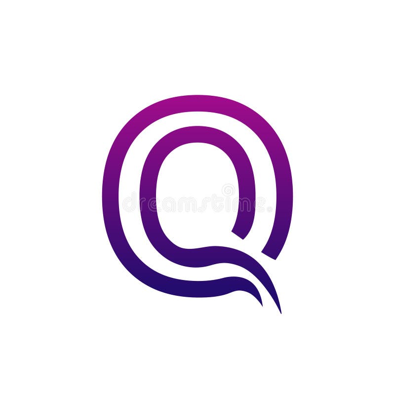 Creative Q Logo Icon Design Stock Vector - Illustration of blue ...