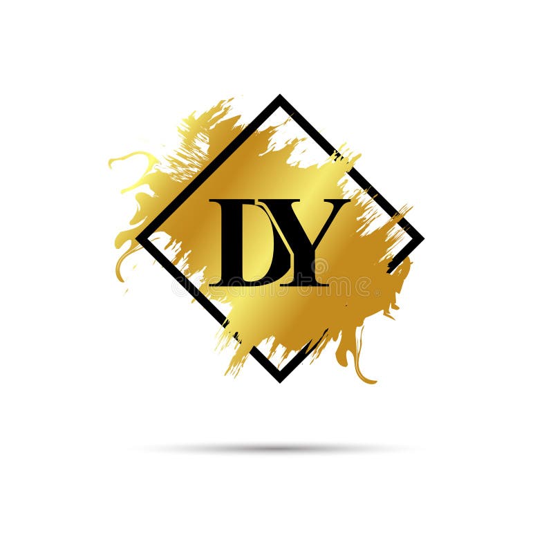 Gold DY Logo Symbol Vector Art Design Stock Vector - Illustration of ...