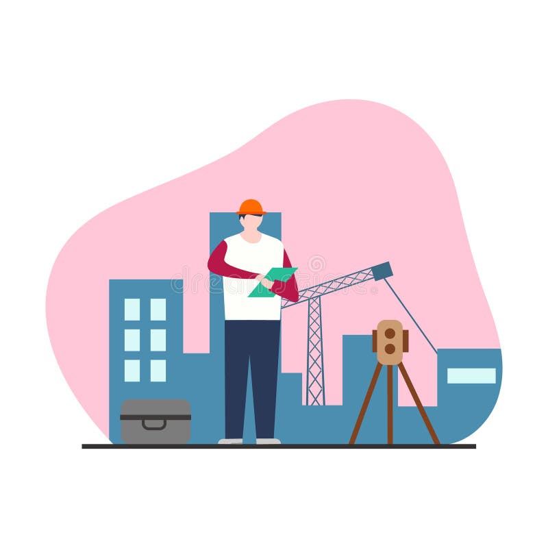 Hero Working Vector Art Illustration Stock Vector - Illustration of ...