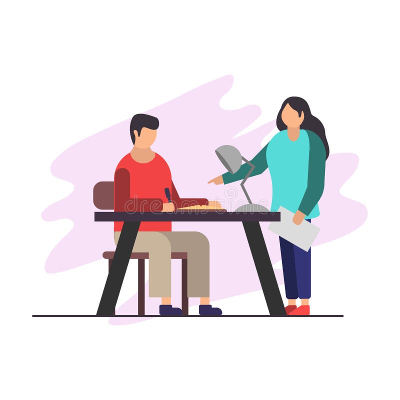 Hero Working Vector Art Illustration Stock Vector - Illustration of ...