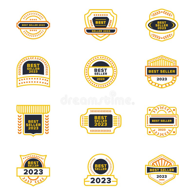 Set of Badges Vector Art Design Stock Vector - Illustration of cartoon ...