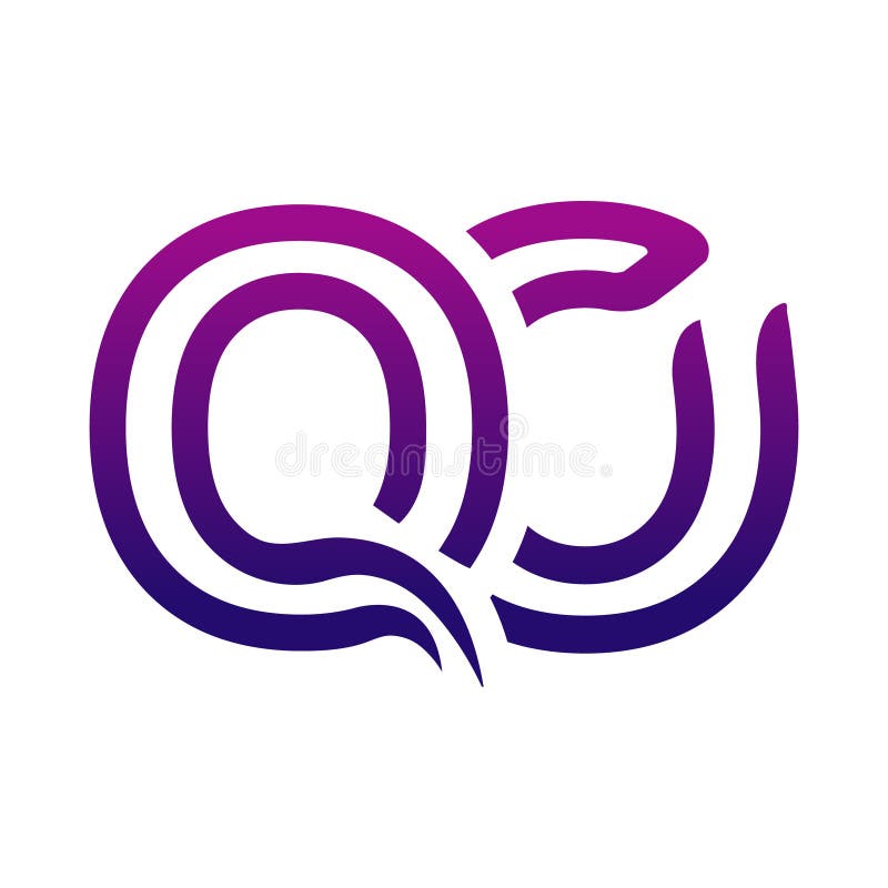 Stylish Creative QO Logo Icon Design Stock Vector - Illustration of ...