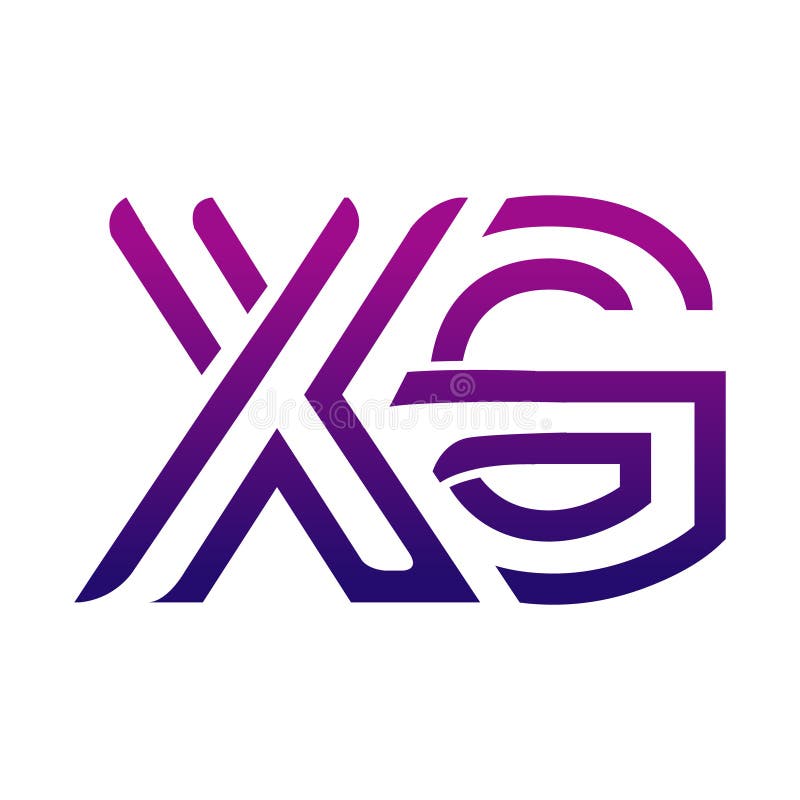 Stylish Creative XG Logo Icon Design Stock Vector - Illustration of ...