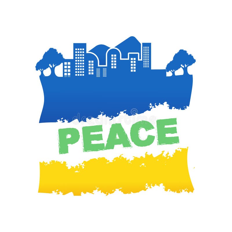 Support for Ukraine Vector Art Illustration Design Stock Vector ...