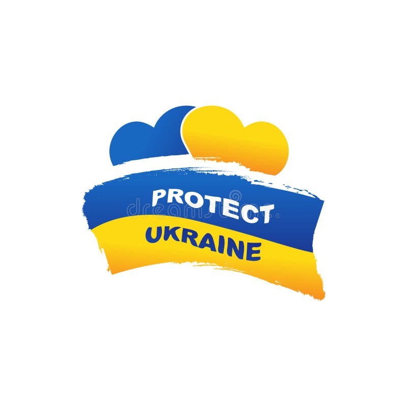 Support for Ukraine Vector Art Illustration Design Stock Vector ...