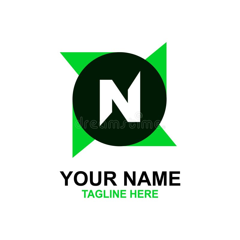 TECH Creative N Logo Icon Art Illustration Stock Vector - Illustration ...