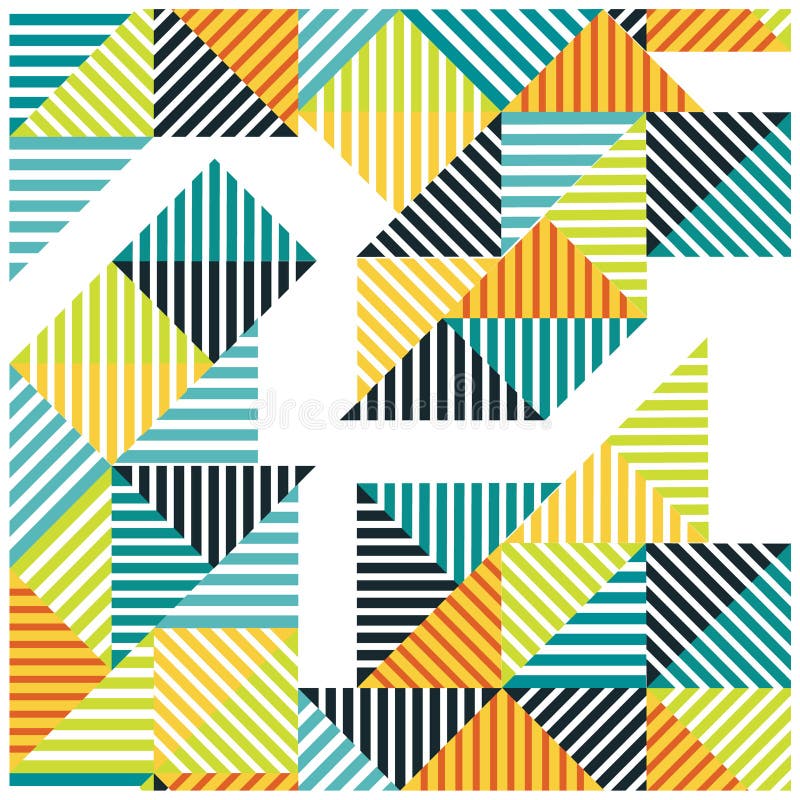 Unique Pattern Art Design Vector Image Stock Vector - Illustration of ...