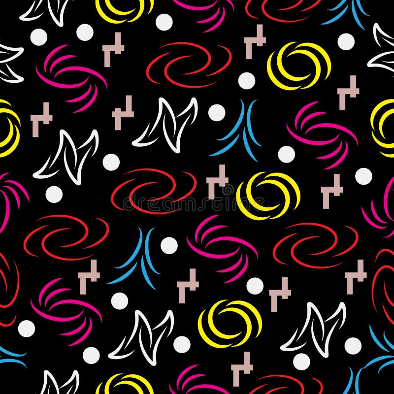 Vector Art Seamless Pattern Background Design Stock Illustration ...