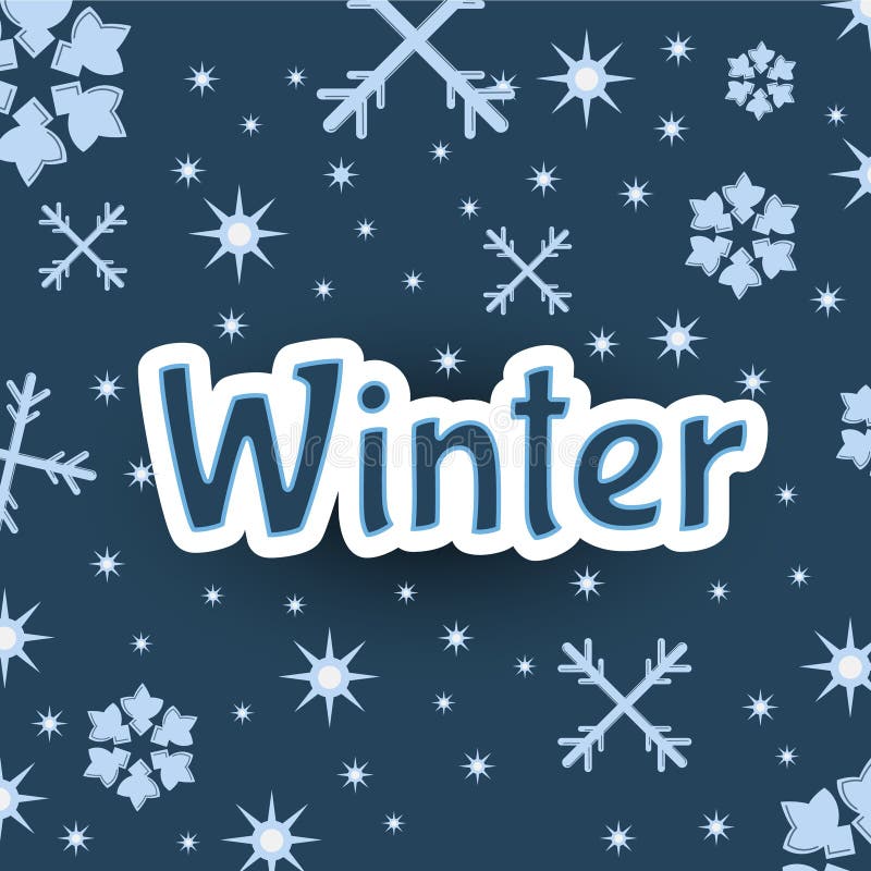 Winter Banner Vector Art Illustration Stock Vector - Illustration of ...