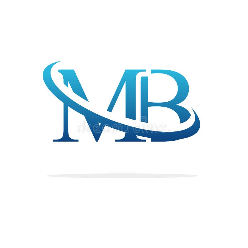 Creative MB Logo Icon Design Stock Vector - Illustration of word ...