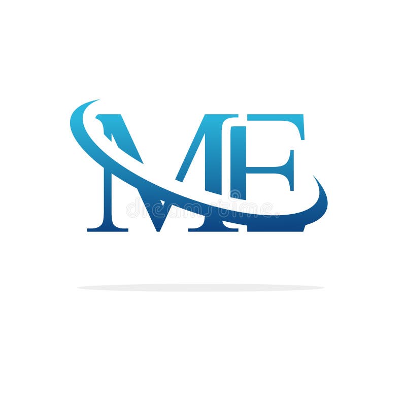 Creative ME Logo Icon Design Stock Vector - Illustration of sign, icon ...
