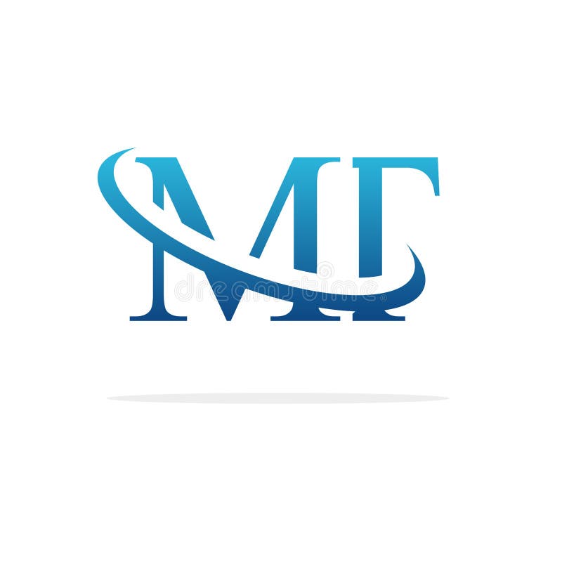 Creative MT Logo Icon Design Stock Vector - Illustration of format ...